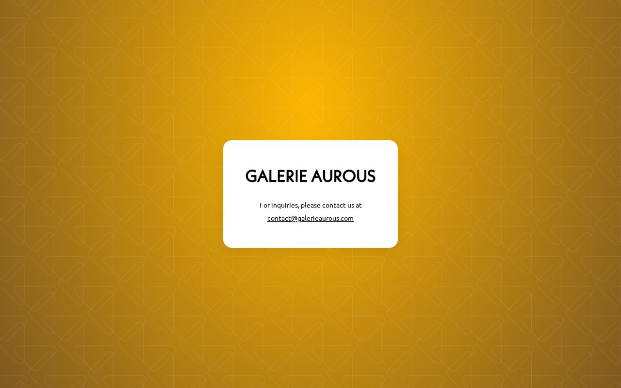 Galerie Aurous | New York & Munich